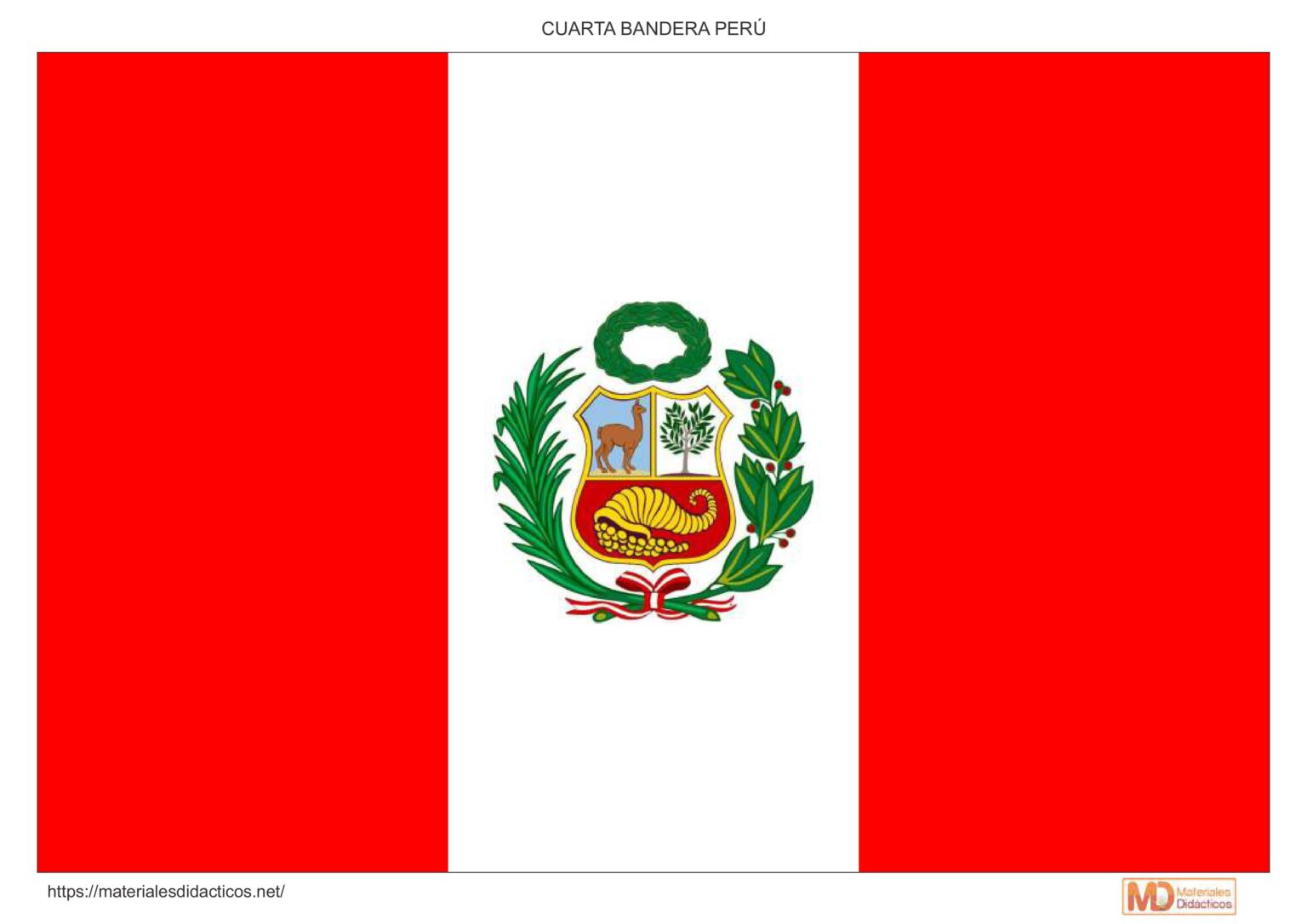 BANDERAS DEL PERU PARA COLOREAR - Materiales Didacticos