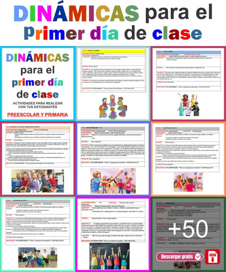 Dinámicas Para El Primer Día De Clase